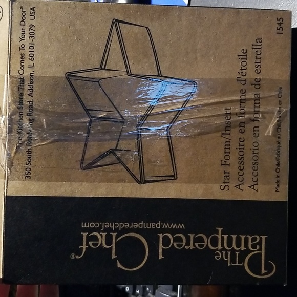 Pampered Chef | Kitchen | Pampered Chef Nwts Star Insert For Springform ...